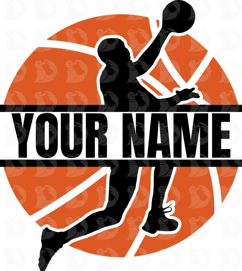 Basketball Monogram SVG, Personalized Basketball Design, Custom ...