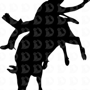 Bull Riding SVG, Rodeo Svgs, Bull Riding Silhouettes, Cowboy Riding ...