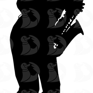 Saxophone Player SVG Bundle, Sax Player Silhouette Svgs, Tenor ...