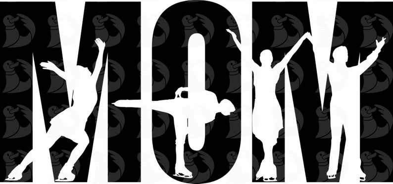 Figure Skating Alphabet SVG Designs, for Shirts, Wall Art, Bags, Mugs ...