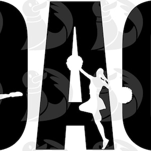 Cheer Alphabet SVG Designs, Great for Shirts, Wall Art, Bags, Mugs, and ...