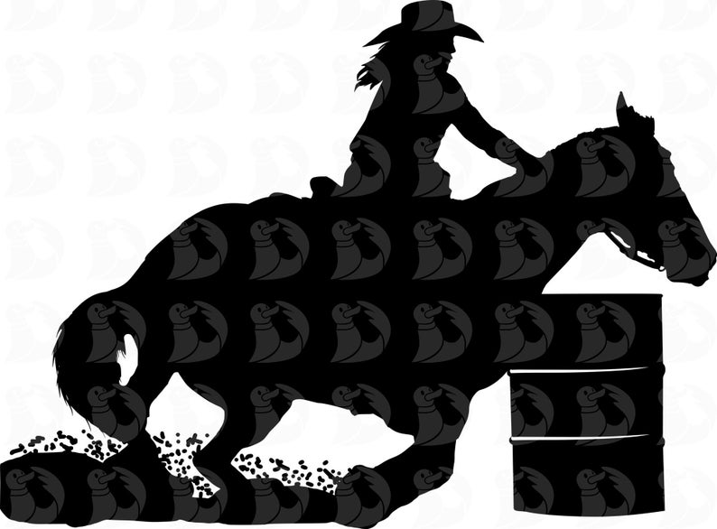 Barrel Racing SVG Bundle, Barrel Racer Svg, Turn and Burn Barrel Racing ...