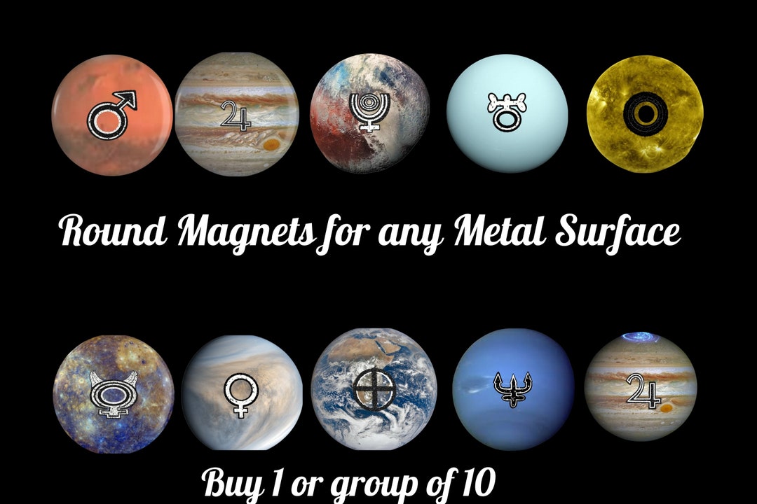 MAGNETS OF PLANETS: Sun Moon Mars Venus Earth Neptune Saturn Jupiter ...