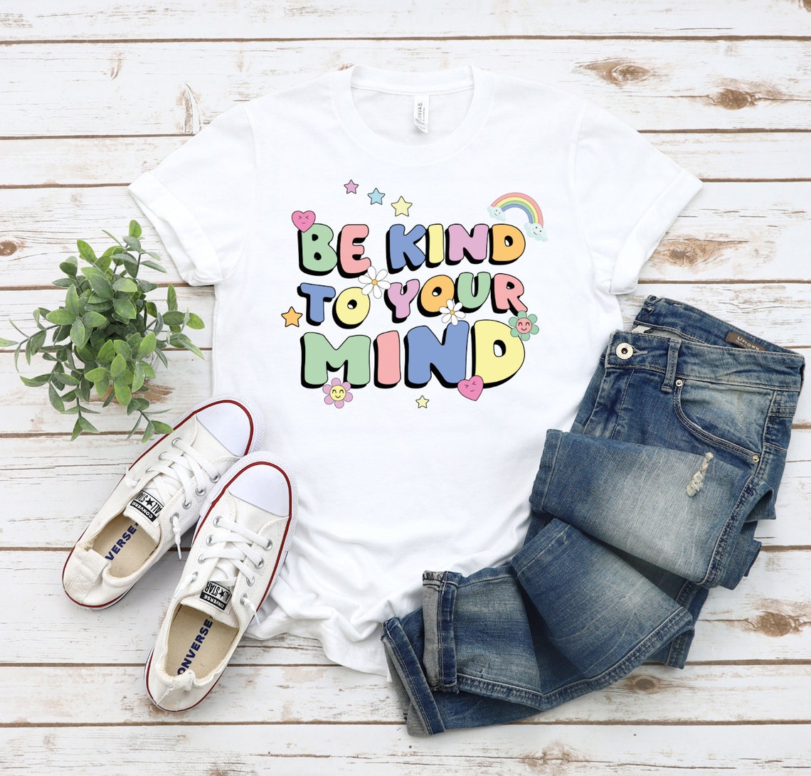 Be Kind to Your Mind Colour Svg, Be Kind to Your Mind Png, Mental Health Svg, Mental Health ...