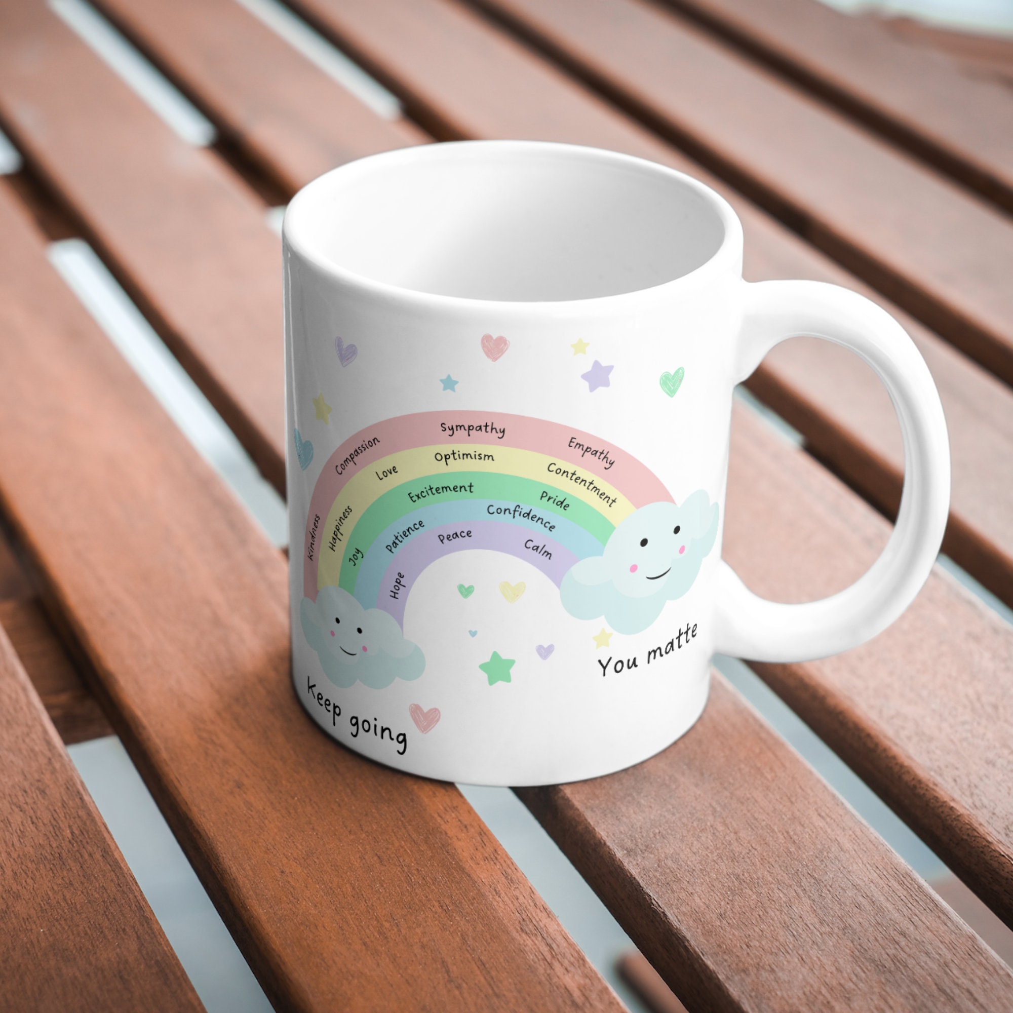 Rainbow of Emotions Svg, Rainbow of Emotions, Well Being, Self-care ...