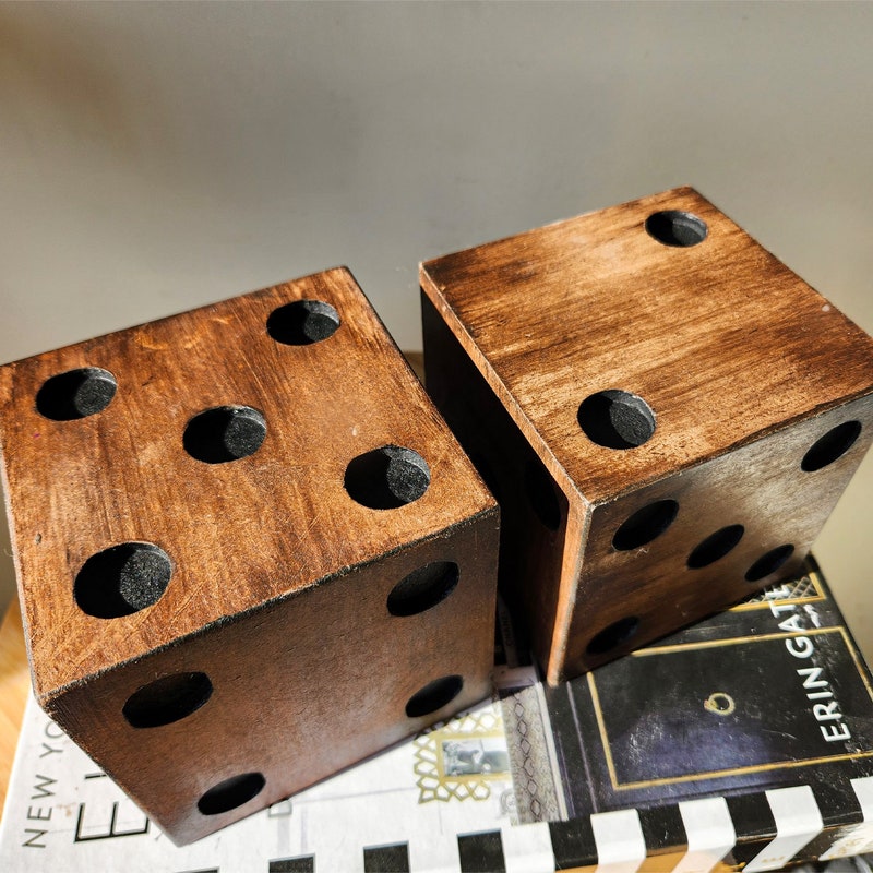 Wooden Dice - Etsy