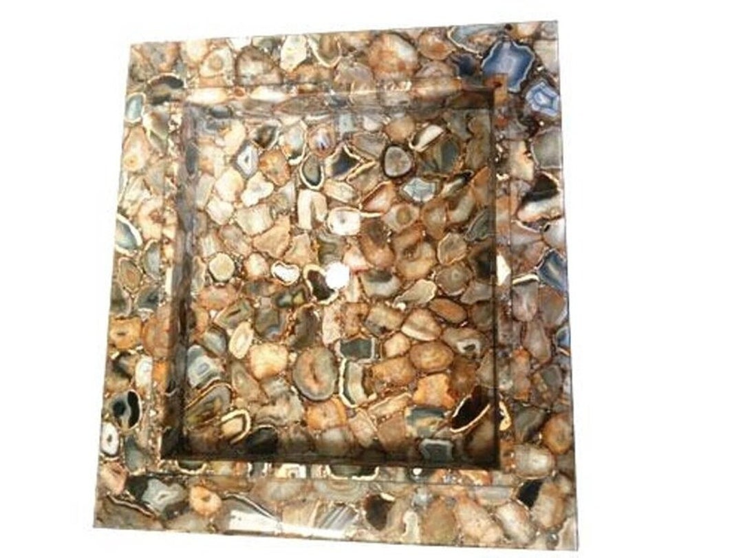Agate Bathroom Wash Basin / Bathroom Sink / Agate Stone Kitchen ...