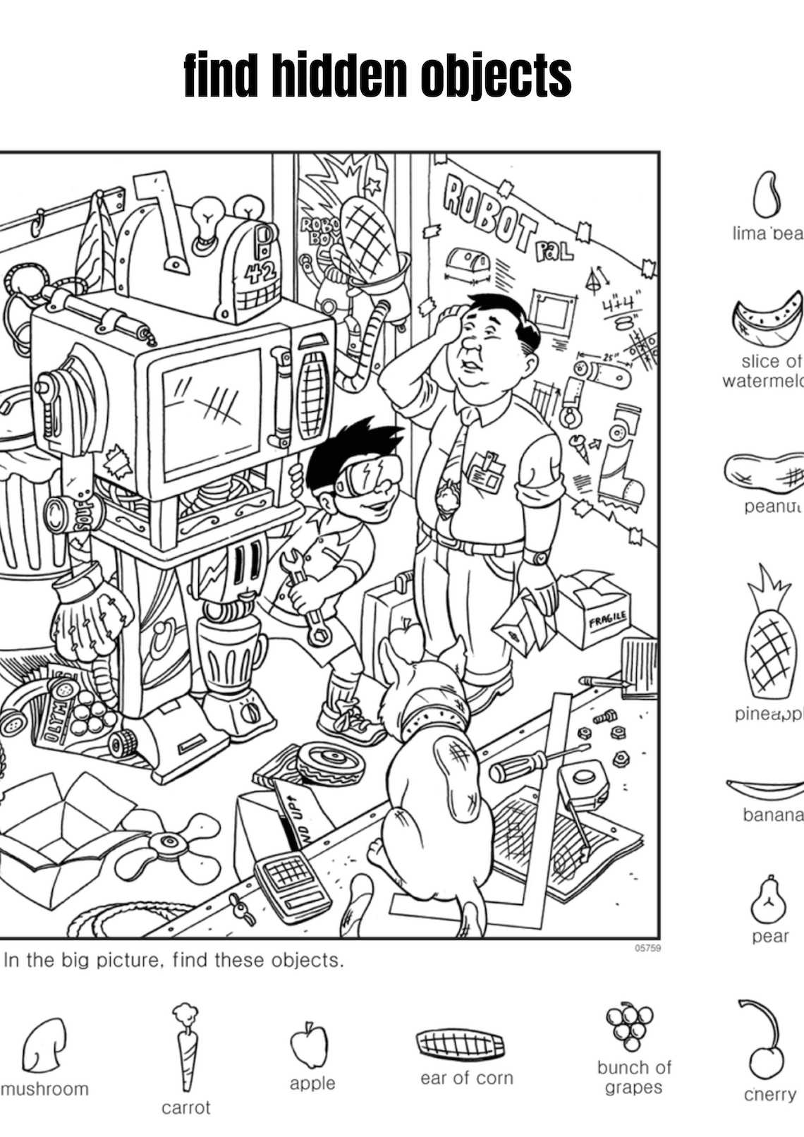 Surprise Hidden Object Game for Kids Part1 - Etsy