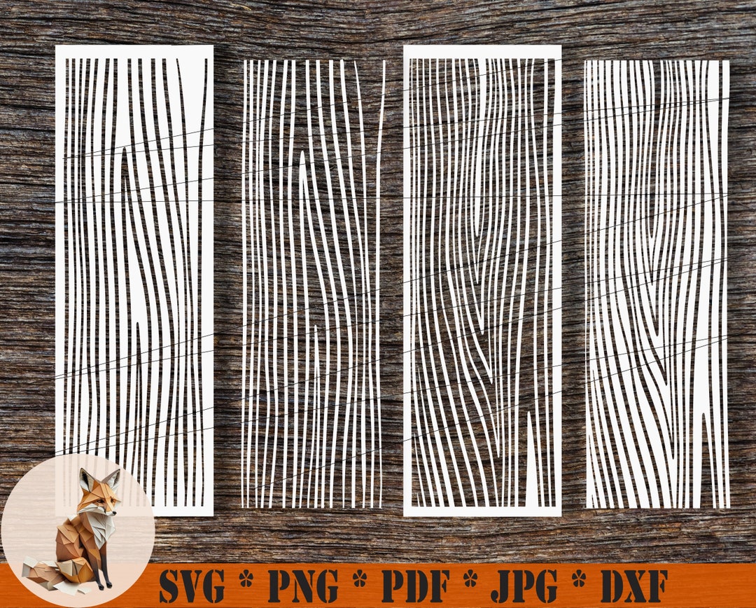 Wood Grain Plank SVG, Wood Texture Papercut Template Digital Download ...