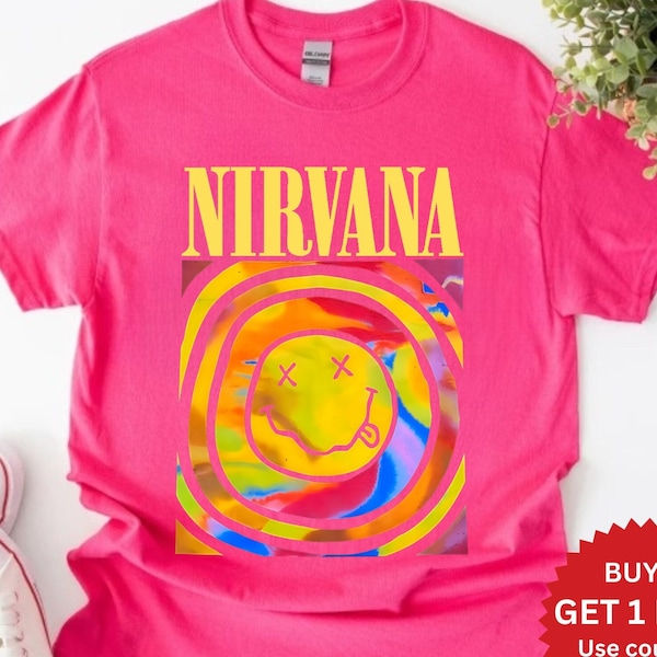 Pink Nirvana Kids Tshirt - Etsy
