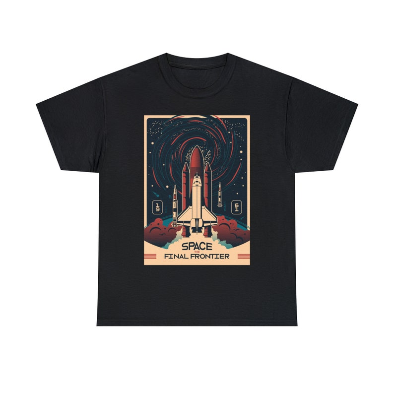 Spacecraft 1961 T-shirt Space, the Final Frontier Tee Astronaut Shirt Sci-fi Tee Galaxy ...