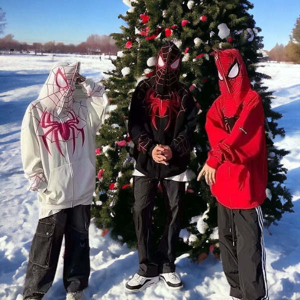 Spiderman Y2k Hoodie - Etsy