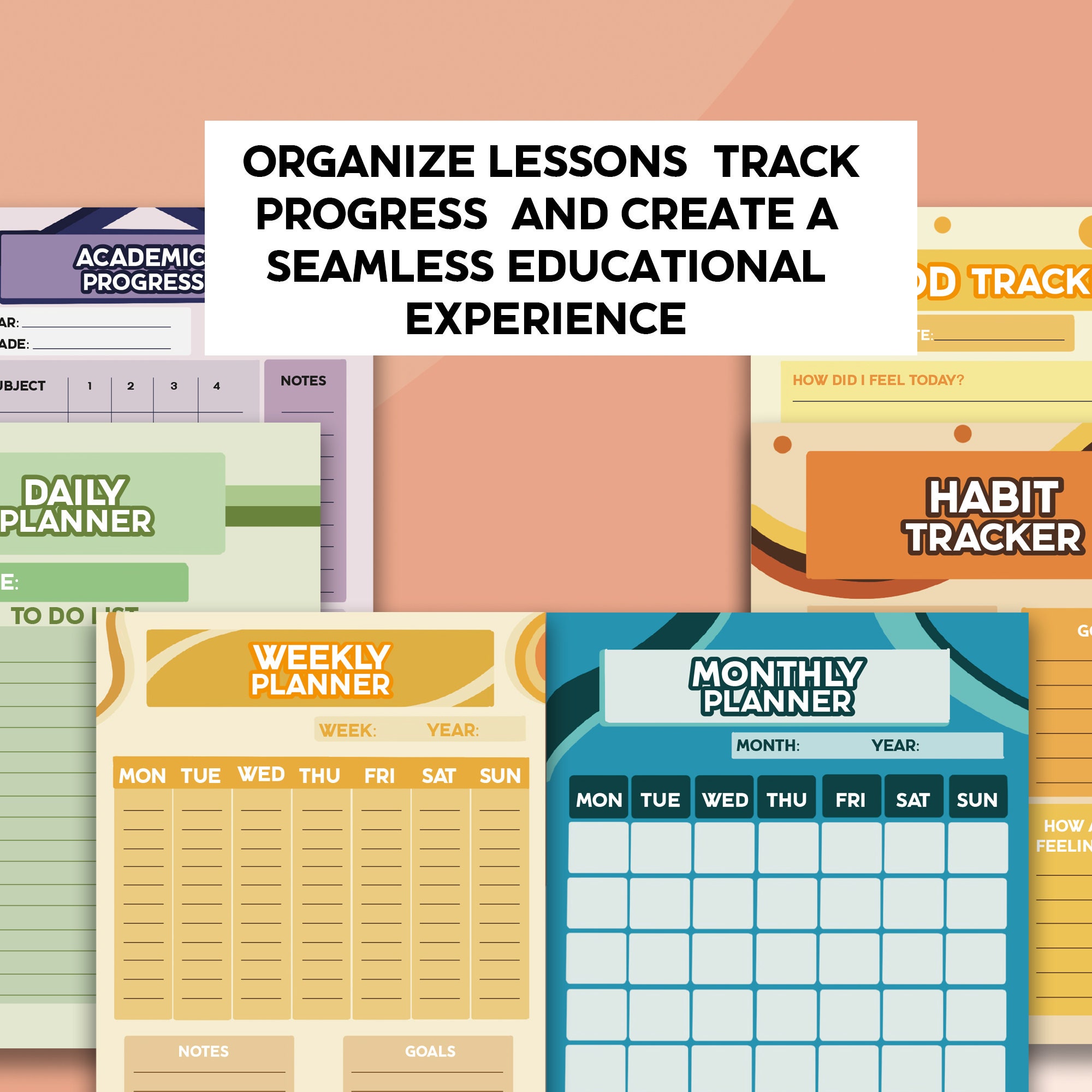 Homeschool Planner Pages | Printable Homeschool Planner Pages | Lesson ...
