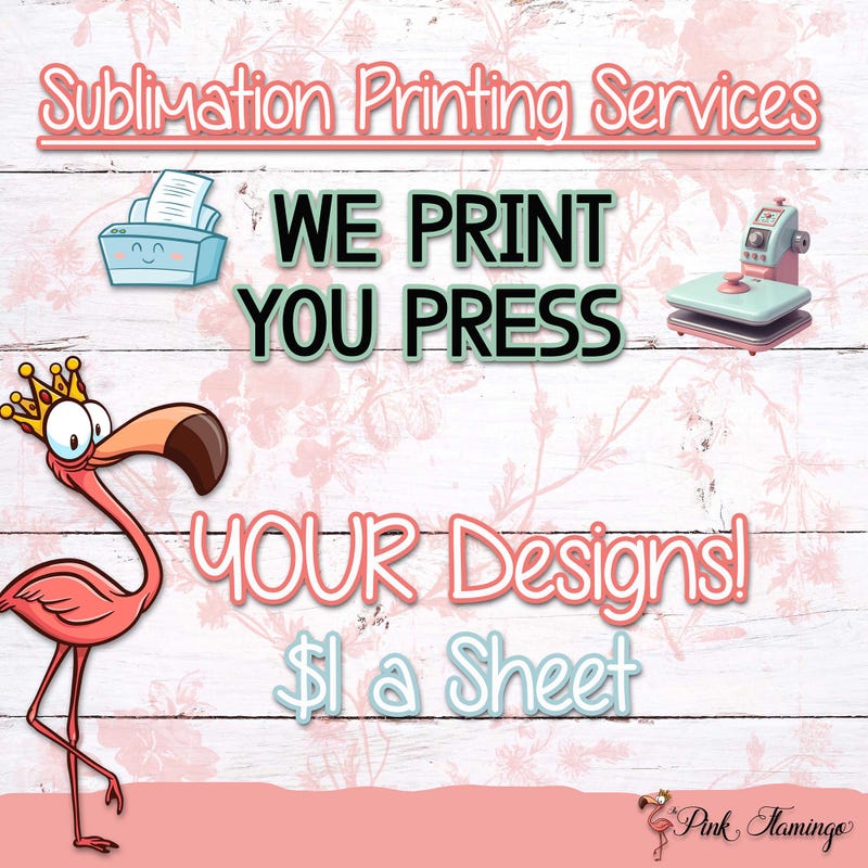 Custom Sublimation Print - Etsy