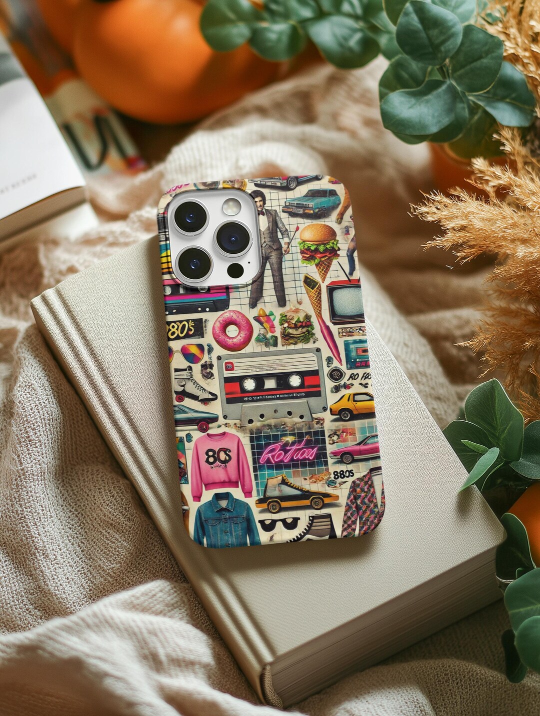 80s Retro iPhone Case, Vintage Aesthetic Phone Cover, Nostalgic Phone ...