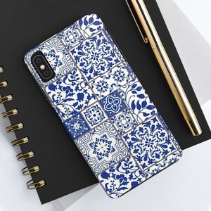 Blue Collage Tile Phone Case,scrapbook Phone Case, iPhone 15 Pro Max ...