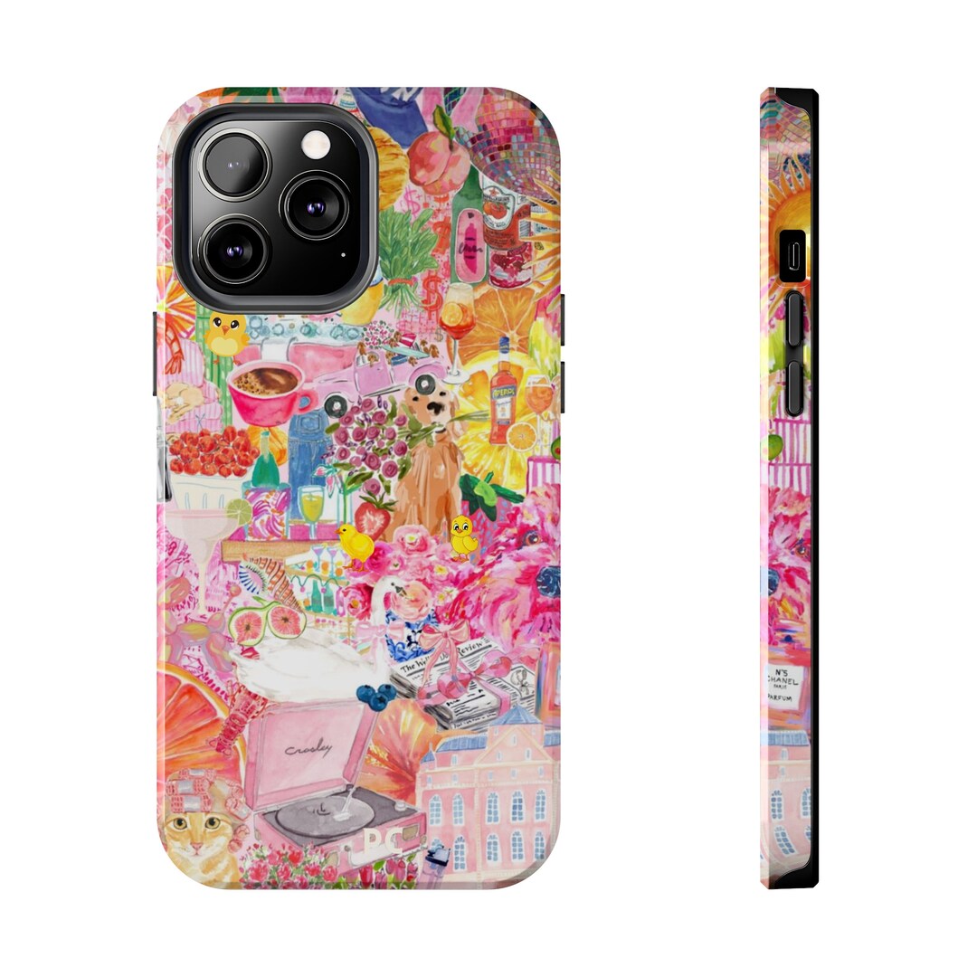 Sunset Aura Collage Phone Case, Sunset Aura İphone Phone Cases, Sunset ...
