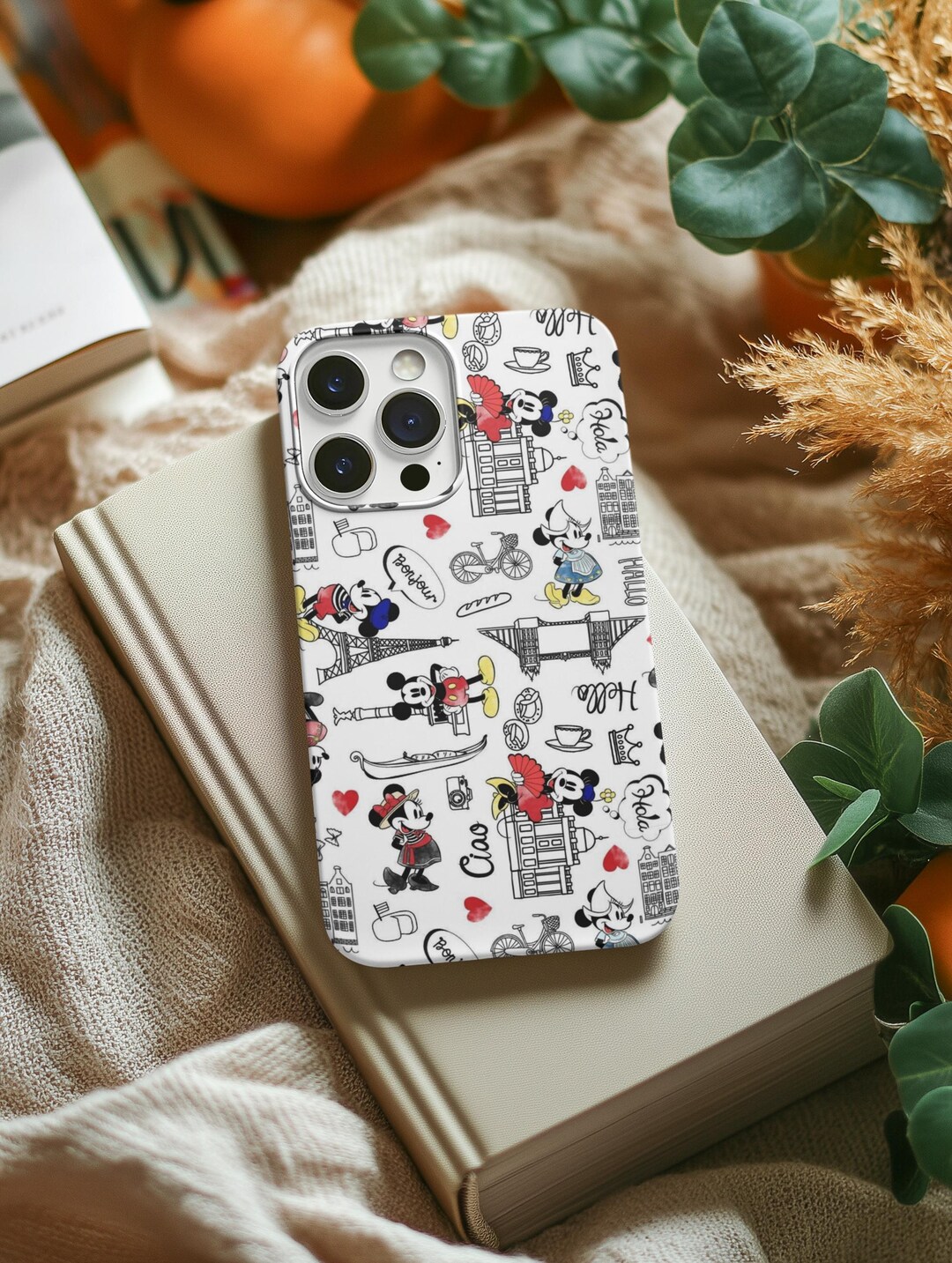 Mickey Mouse iPhone Case, Mickey Mouse Collage iPhone Case, iPhone 15 ...