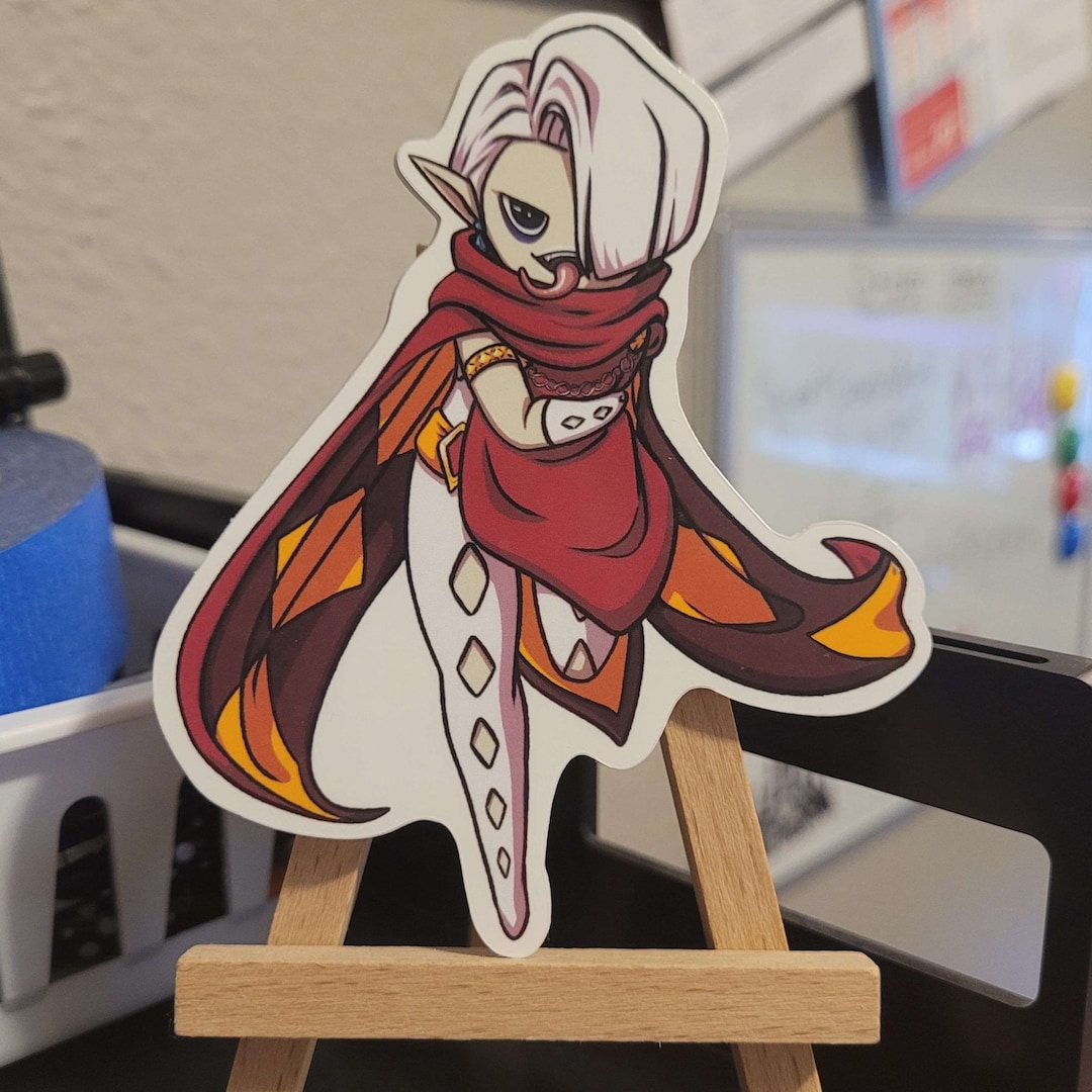 Legend of Zelda SS Ghirahim Sticker, 2" or 3.5" by Dragondecalsdesigns ...