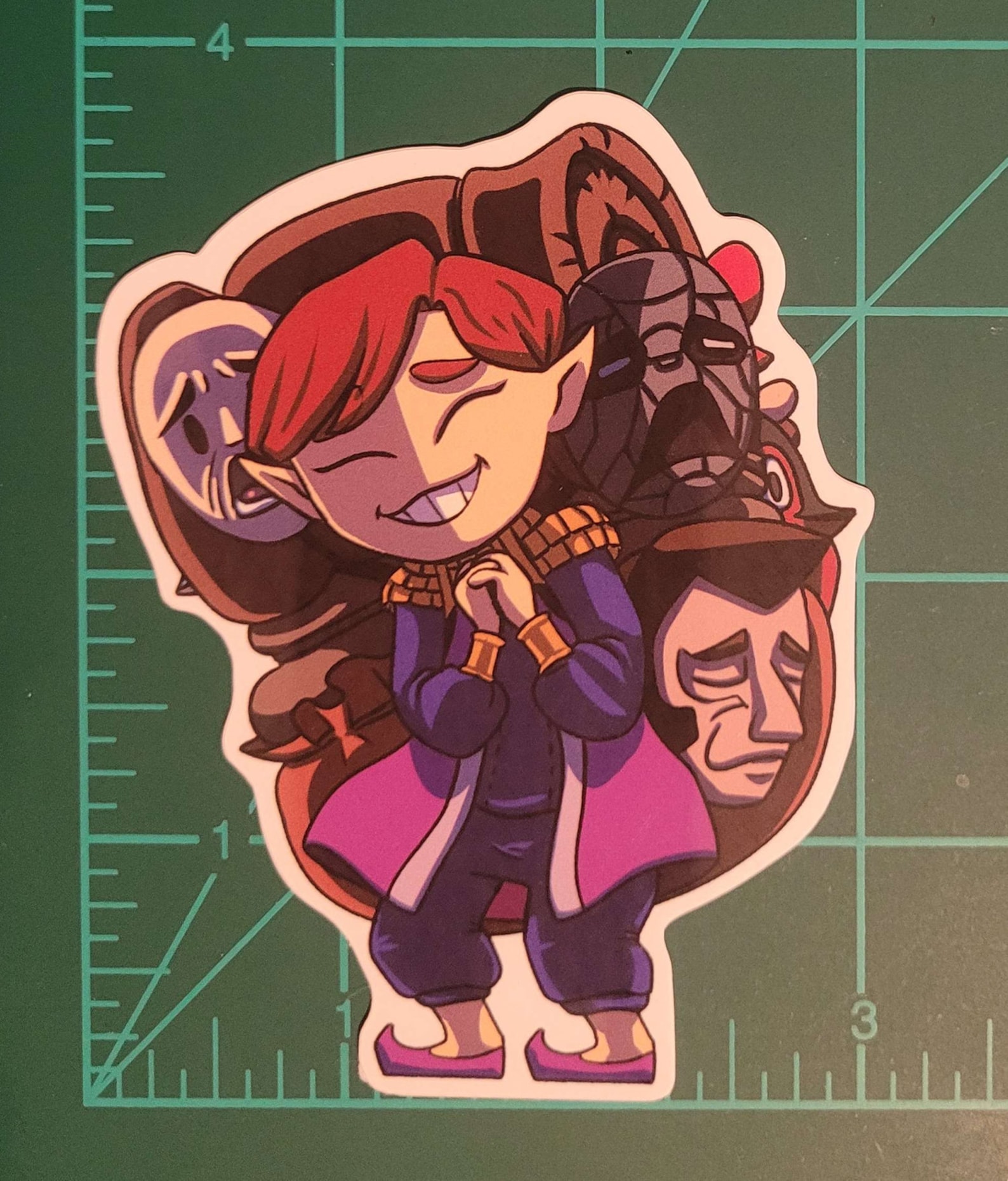 Legend of Zelda Happy Mask Salesman Sticker, 2" or 3" by ...