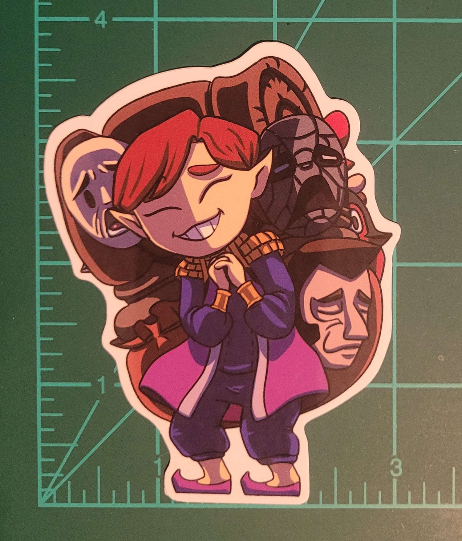 Legend of Zelda Happy Mask Salesman Sticker, 2" or 3" by ...