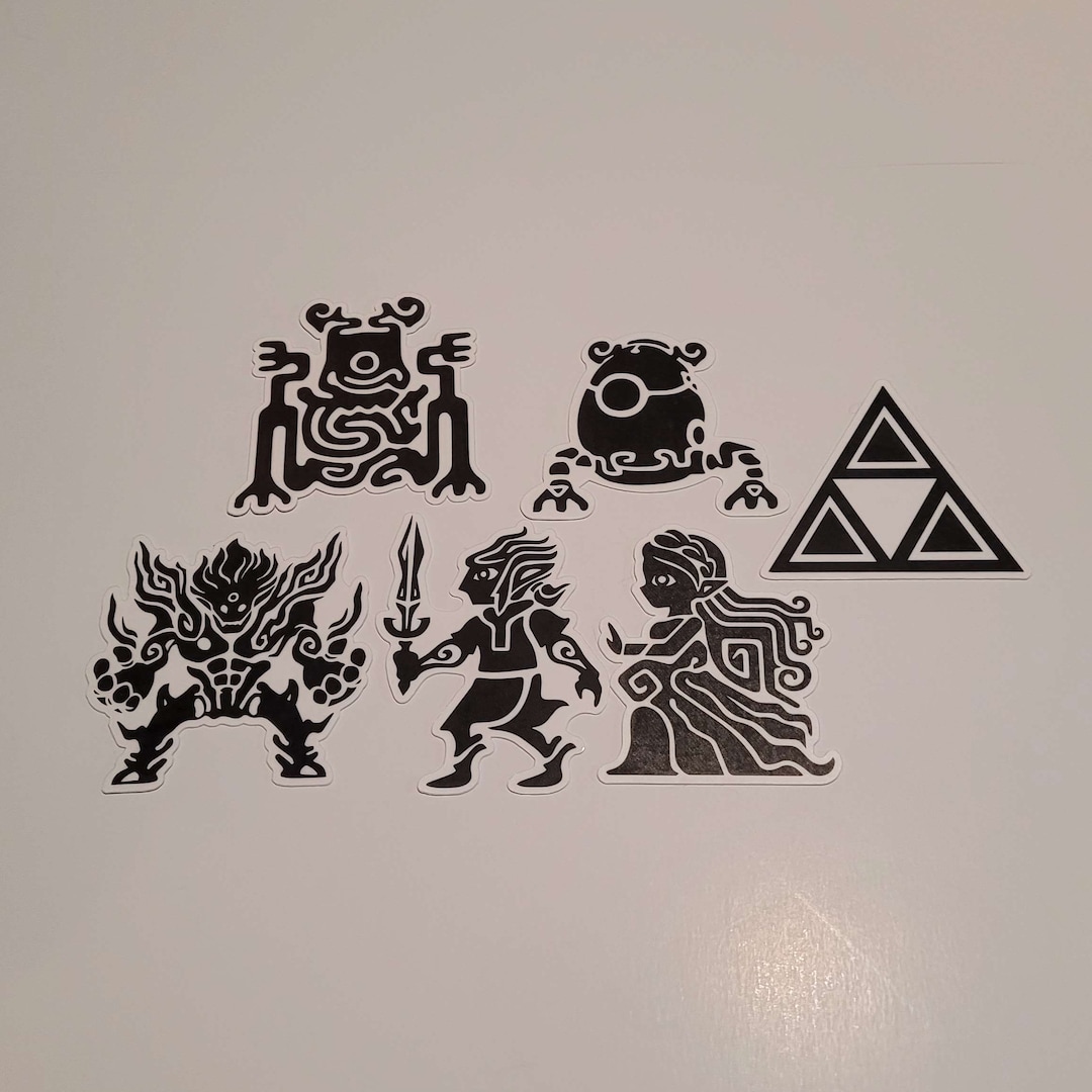 Legend of Zelda Age of Calamity Loading Sprite Inspired Stickers, 3" by ...