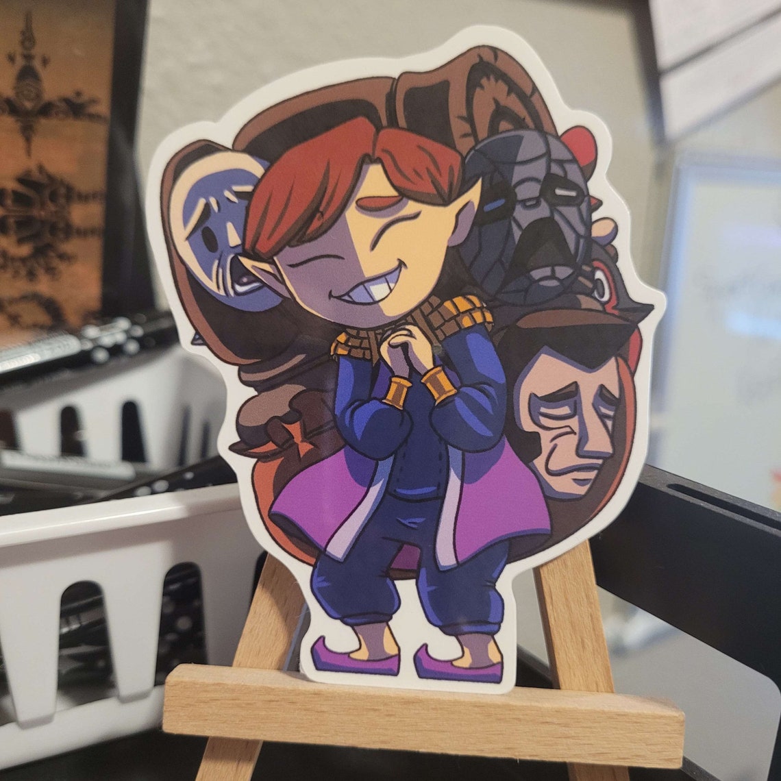 Legend of Zelda Happy Mask Salesman Sticker, 2" or 3" by ...