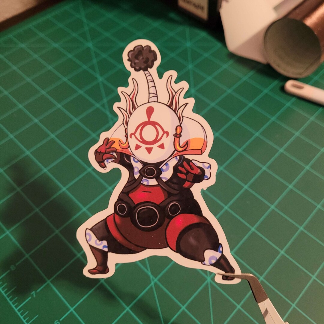 Legend of Zelda Botw/totk Master Kohga Sticker, 2" or 3" by ...