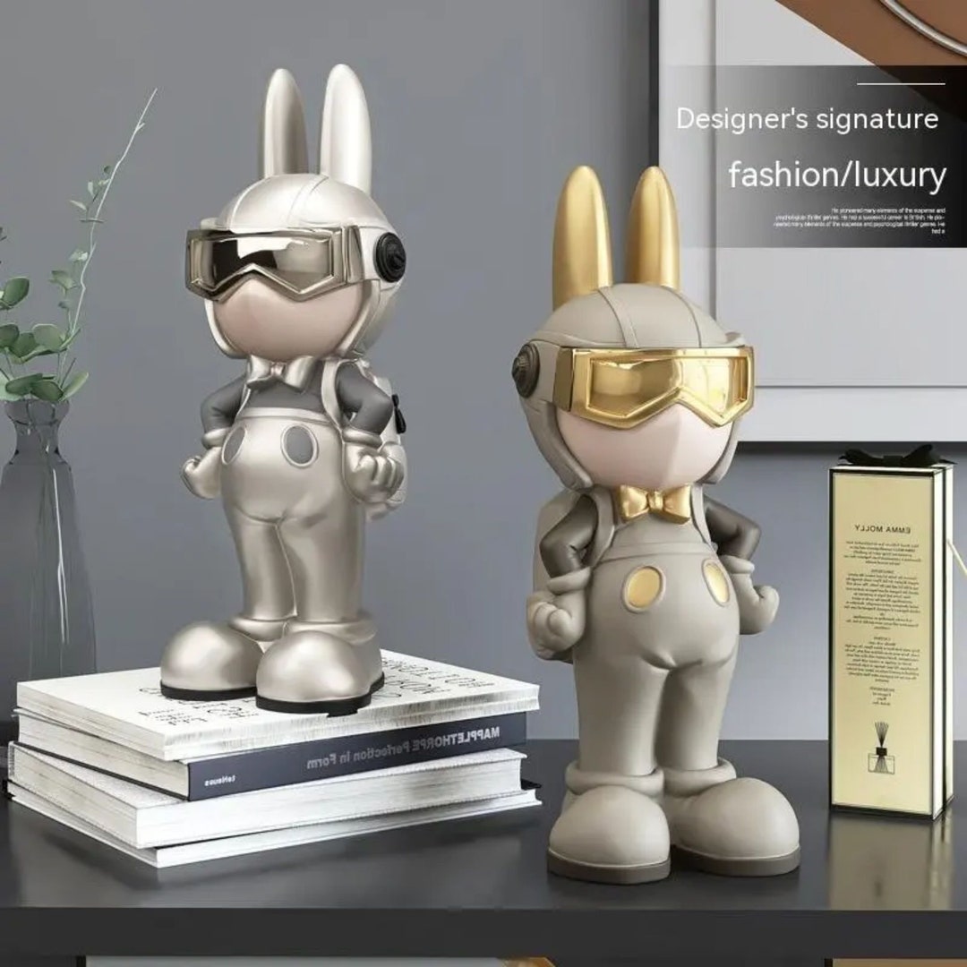 Space Rabbit Astronaut in Spacesuit Home Decoration Living - Etsy