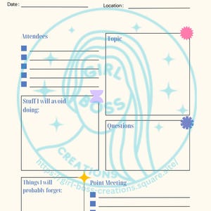 This Could Have Been an Email Digital Planning Page, Notepad Design ...