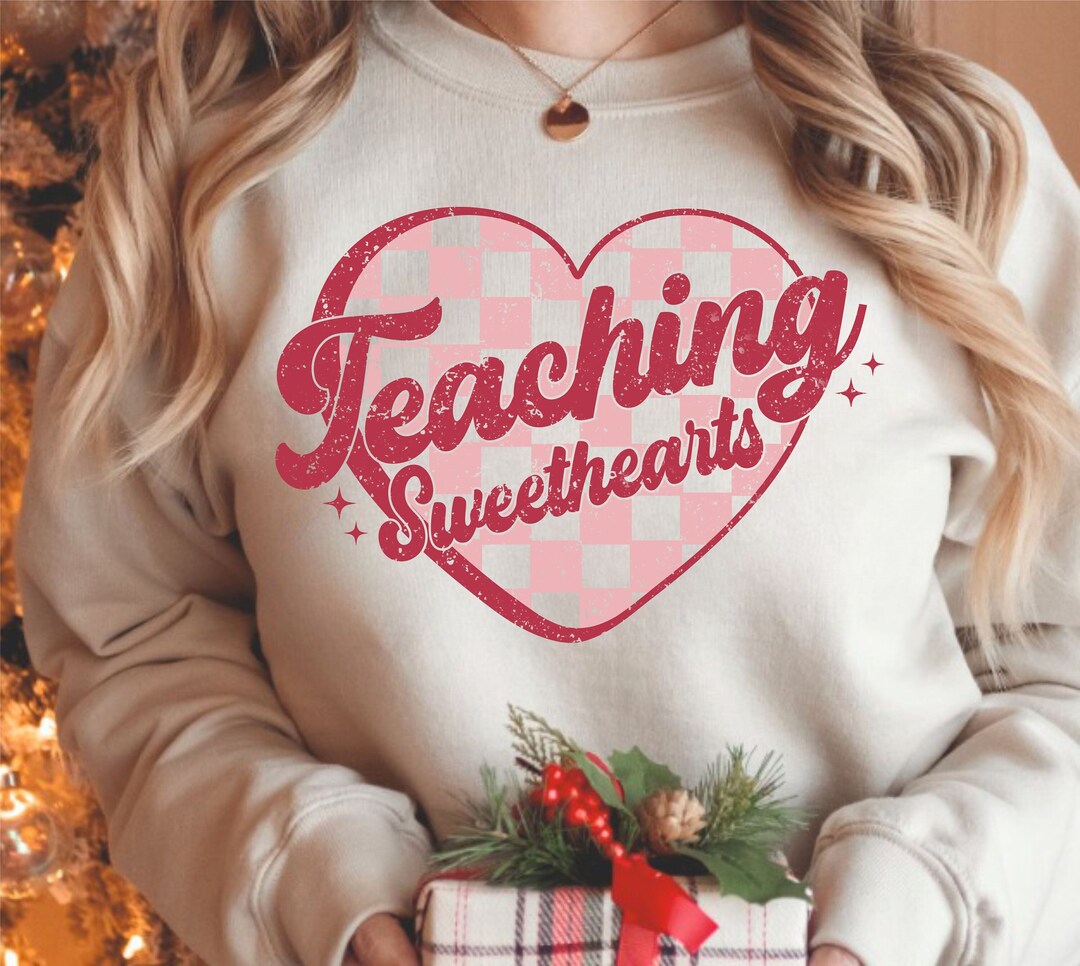 Teaching Sweethearts Png, Teacher Valentines Png, Valentines Png, Retro ...