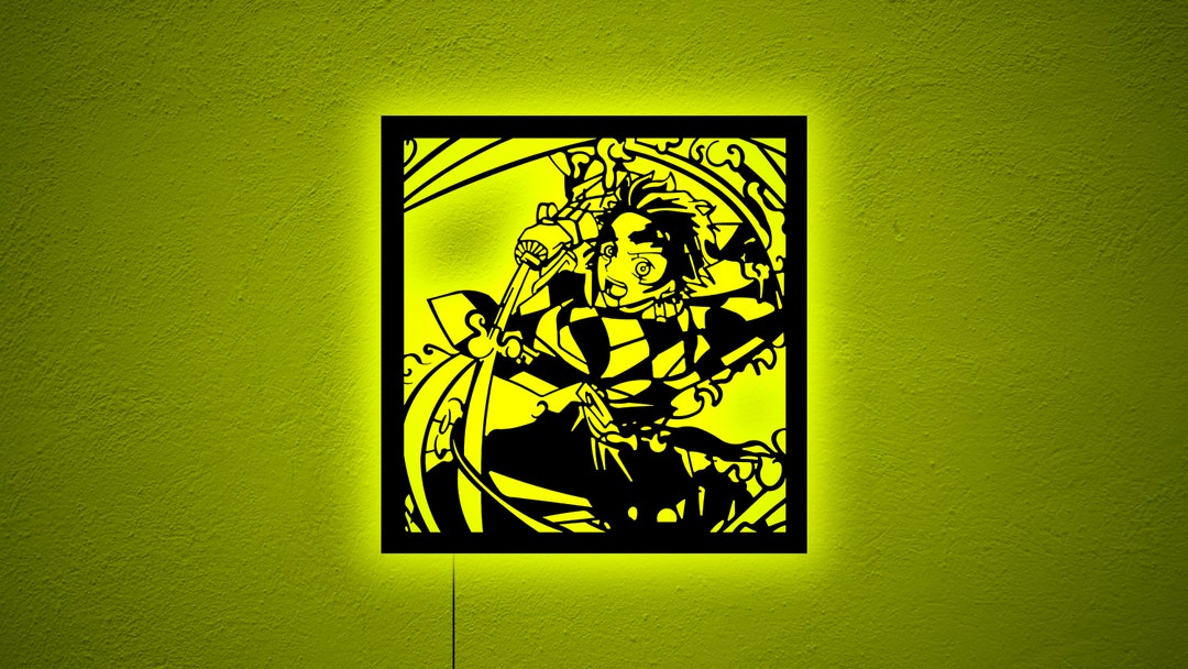 Anime Wall Art Anime Led Sign RGB Led Wall Light Anime - Etsy UK