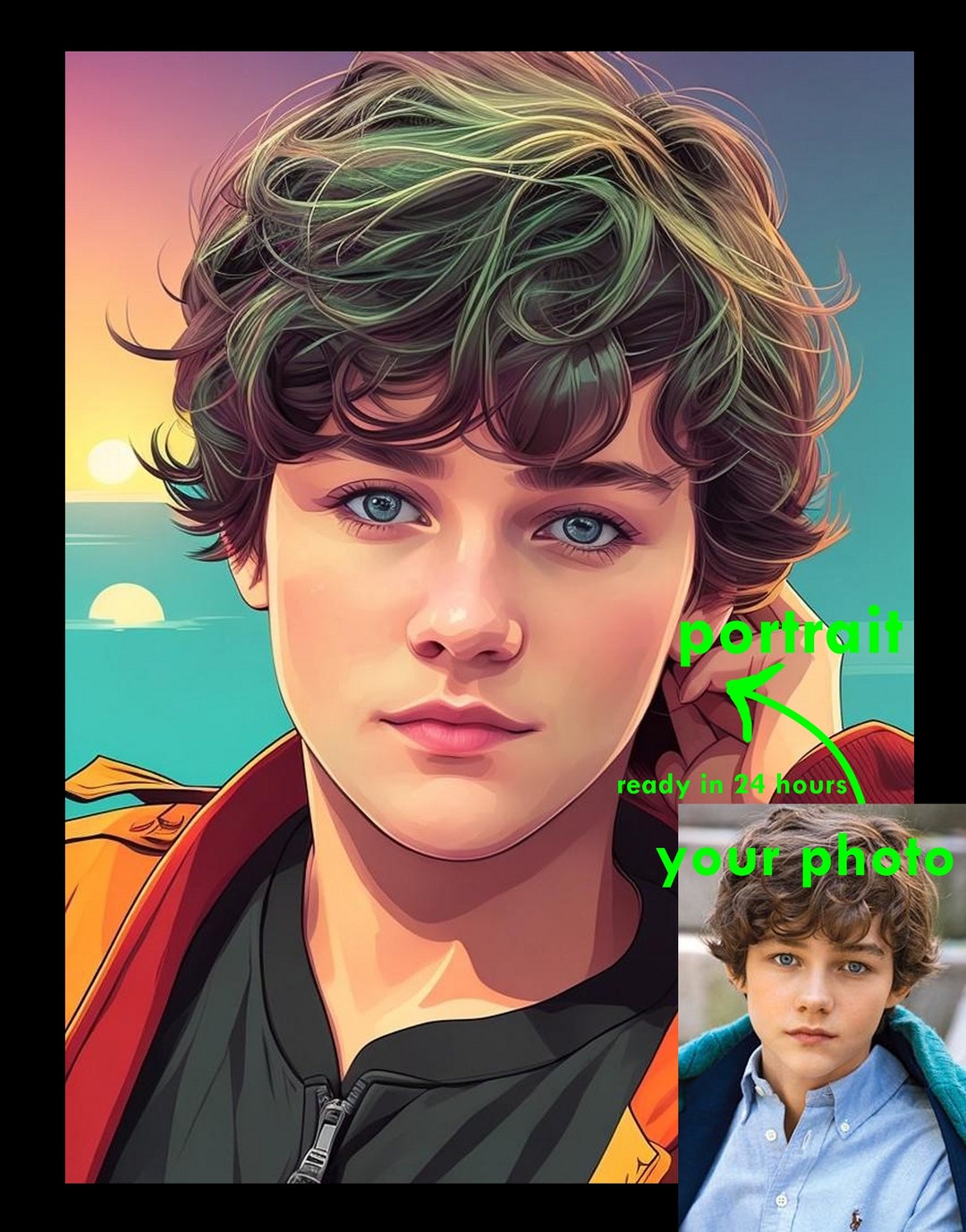 Custom Digital Portraits, Custom Portraits, Digital Portraits of ...