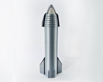 3D Printed Ultra Detailed Spacex Starship - Etsy