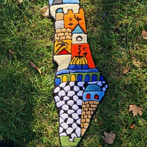 City Silhouette Tufting Rug / %100 Handmade City Rug - Etsy