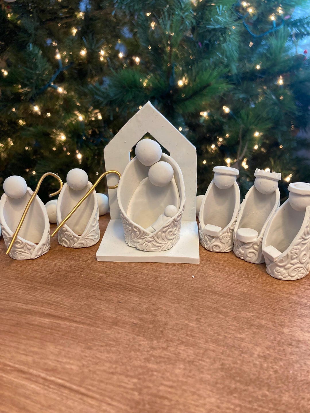 Handcrafted, Minimalist Simple Nativity Scene - Etsy