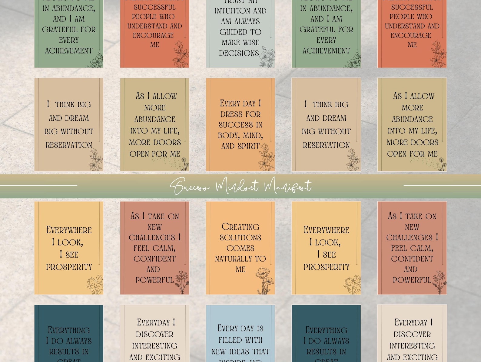 108 Success Affirmation Cards , Elevate Your Success Story: 108 ...