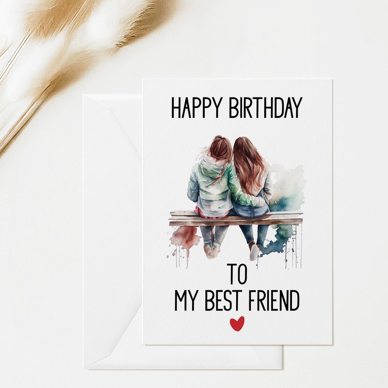 Friend Birthday Card - Etsy
