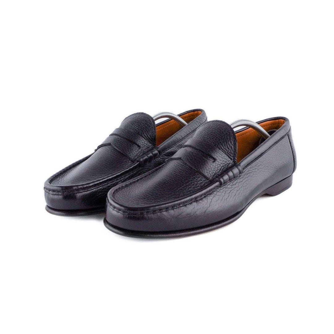 Ralph Lauren Chalmers Grain Leather Penny Loafers Shoes - Etsy