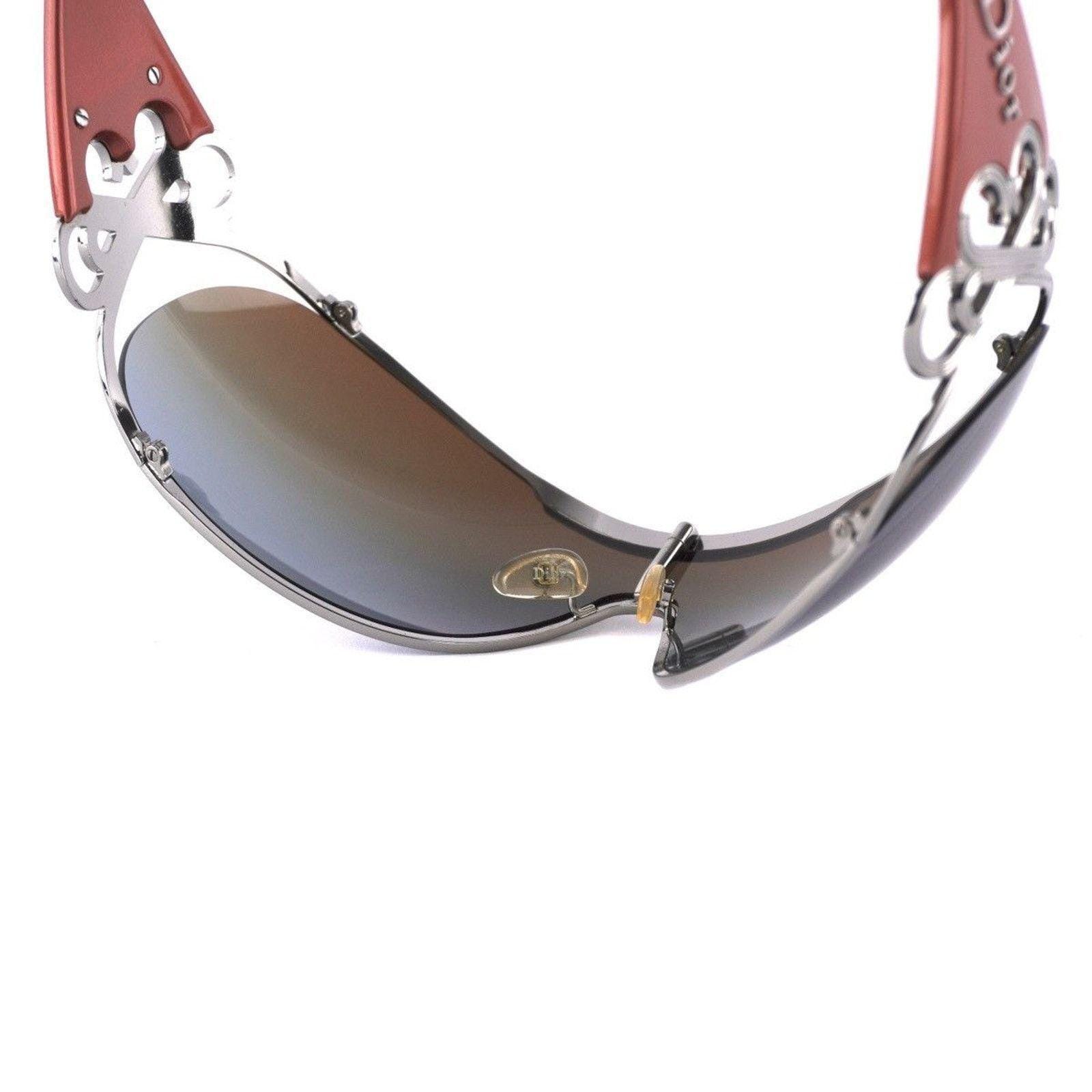 Vintage Christian Dior Diori Mask Shield Silver Sunglasses - Etsy
