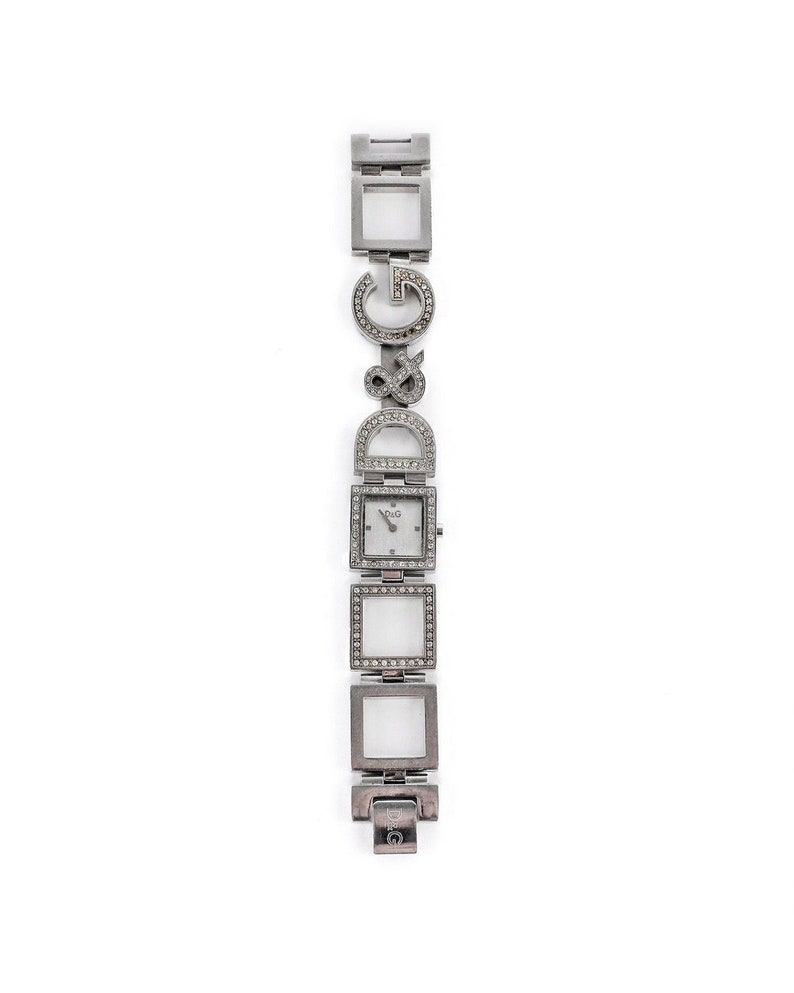 Dolce Gabbana Time D&G Logo Silver Ladies Bracelet Watch - Etsy