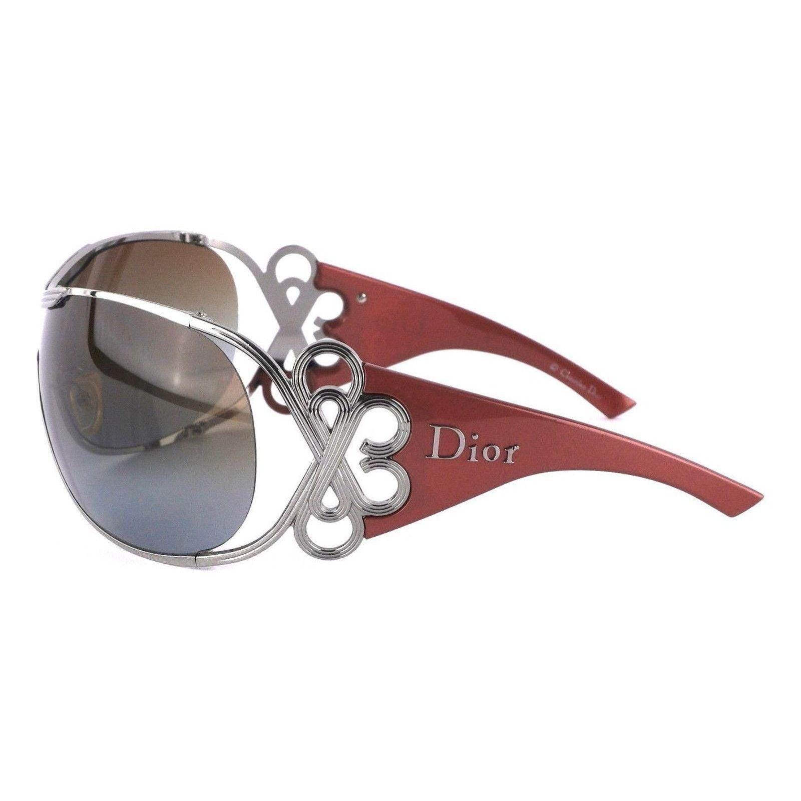Vintage Christian Dior Diori Mask Shield Silver Sunglasses - Etsy