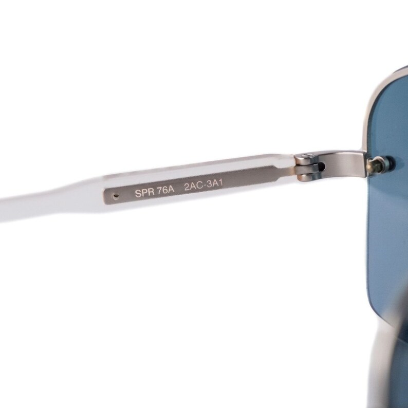 Prada SPR 76A Vintage Matte Transparent Rimless Sunglasses - Etsy