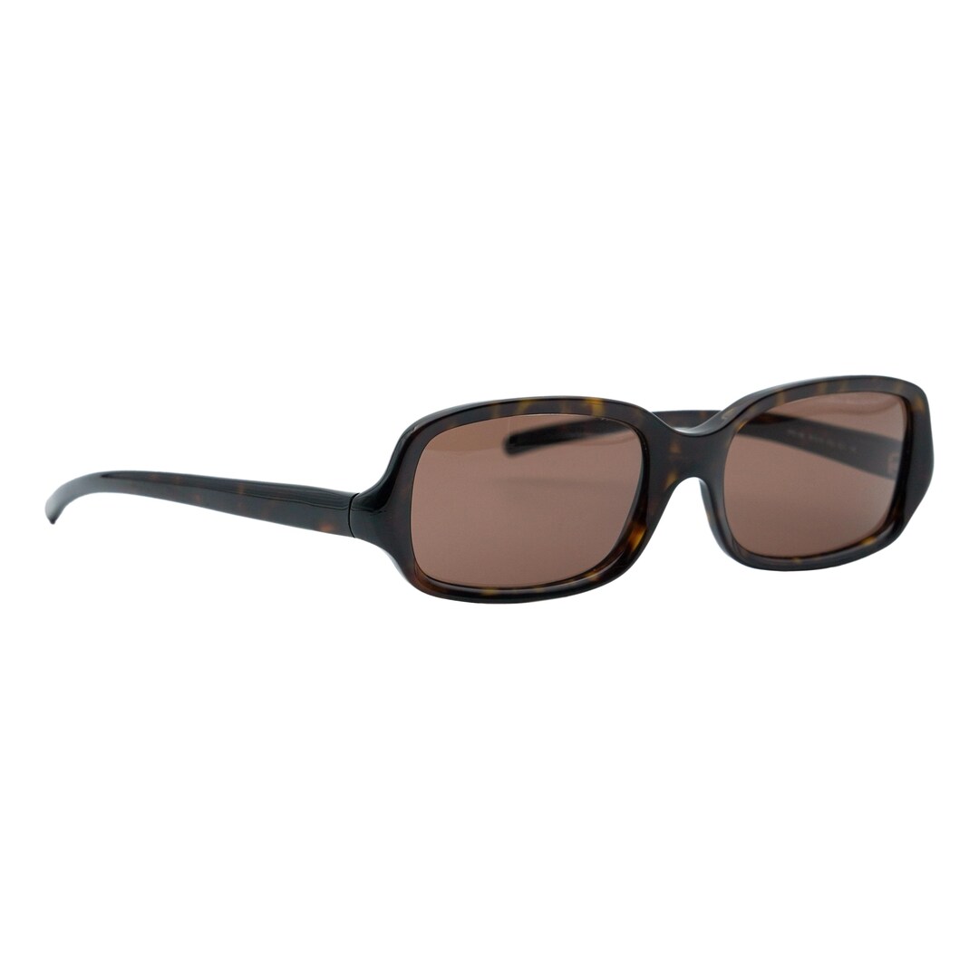 Vintage Prada VPR 18B Logo Tortoise Rectangular Sunglasses - Etsy