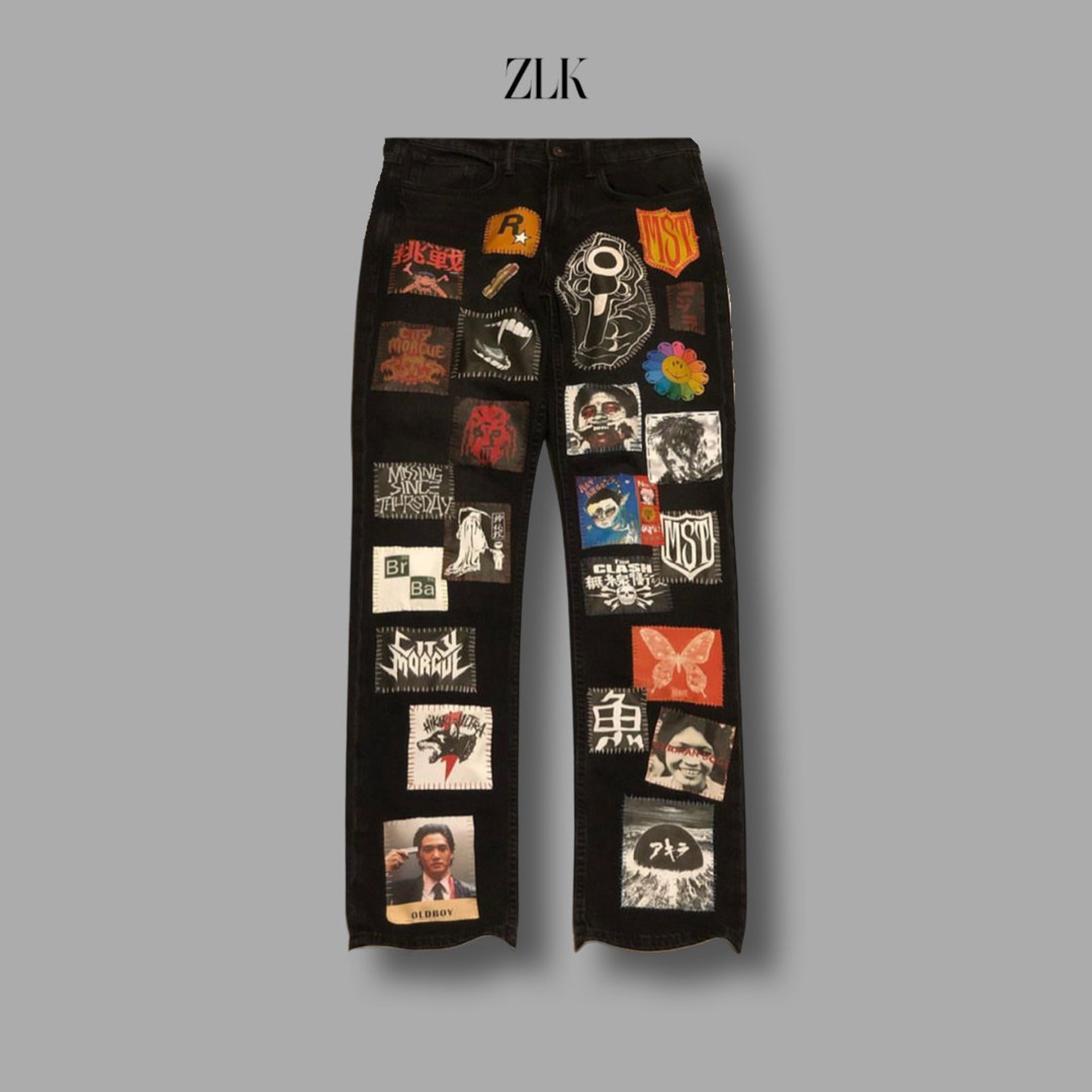 Custom Pants Zillakami/sosmula/mst/punk - Etsy