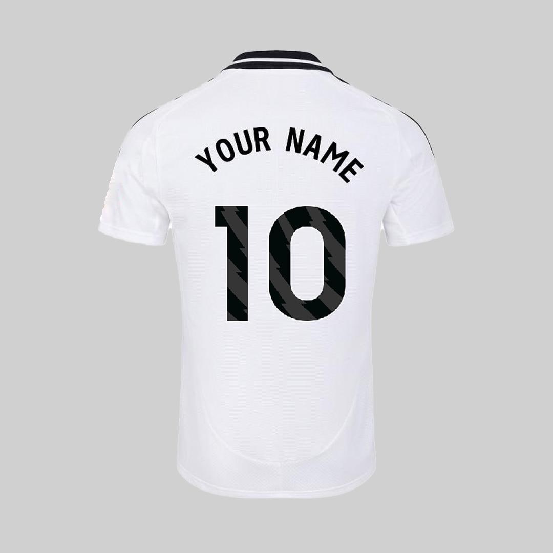 Fan Style Premier League Black Name & Number | Custom Iron-on Name and ...