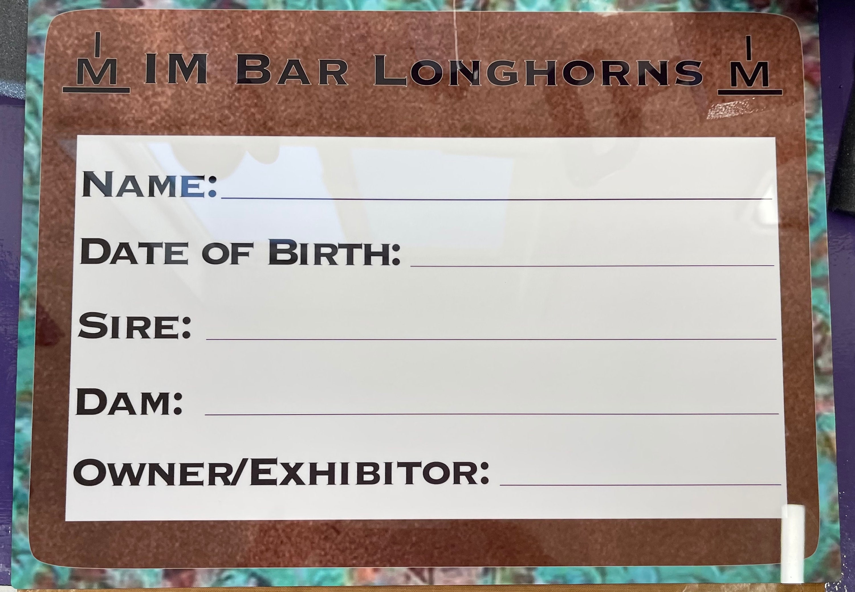 Custom Stall Signs - Etsy