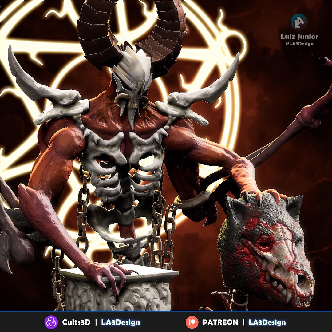 Mephisto From Diablo (fan Art) - Etsy