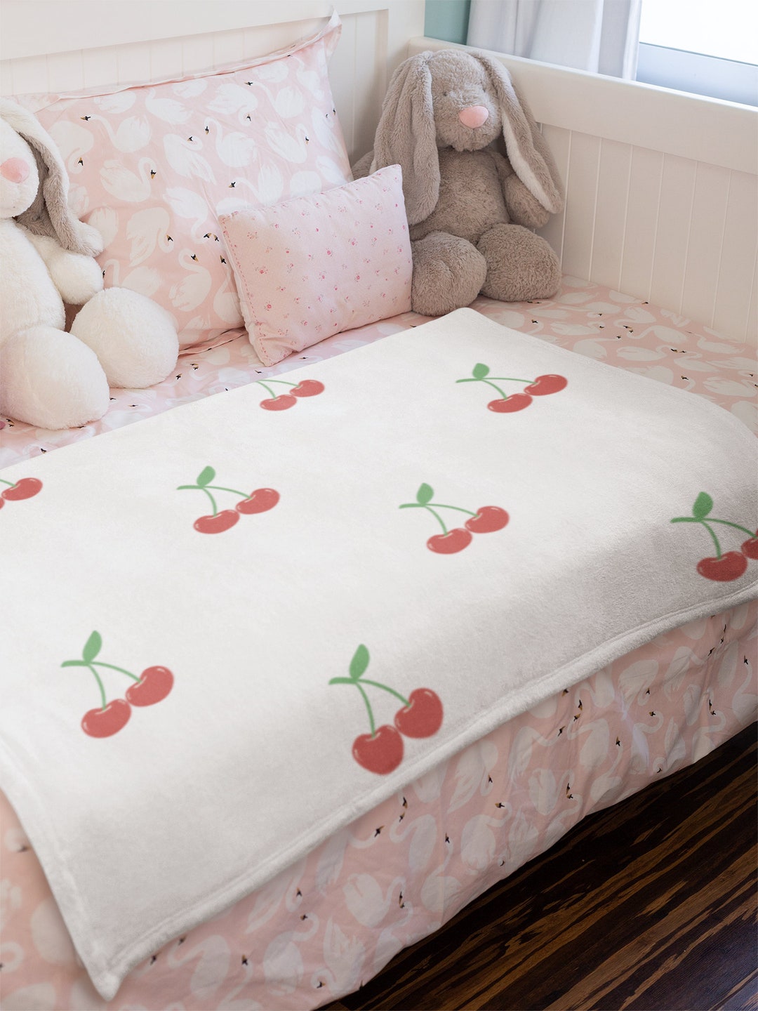 Coquette Velveteen Plush Blanket, Coquette Room Decor, Pink Bow Blanket ...