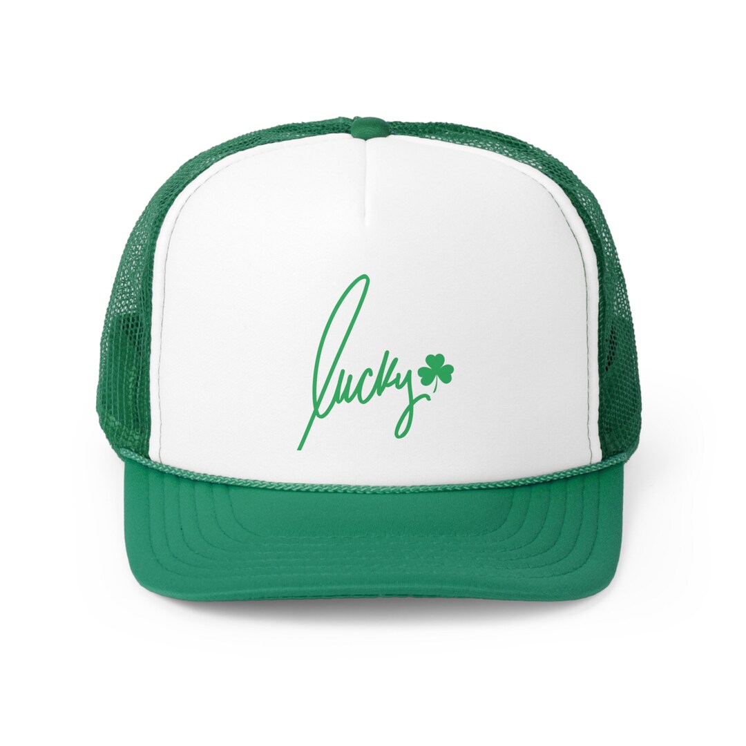St. Patrick's Day Trucker Hat, Saint Patrick's Day Hat, Lucky Hat ...